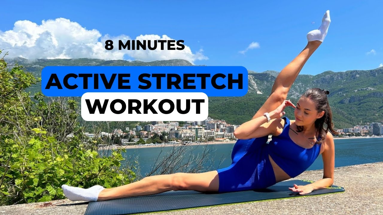 ACTIVE STRETCHING 8 MIN // Dynamic Stretch Workout, Active Stretch For ...