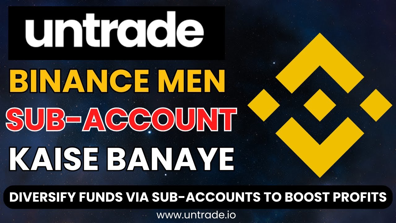 How To Create Sub Account in Binance Exchange #shanthakurentrepreneur # ...