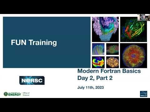 Fun Training - Modern Fortran Basics: Day 2, Part 2 - YouTube