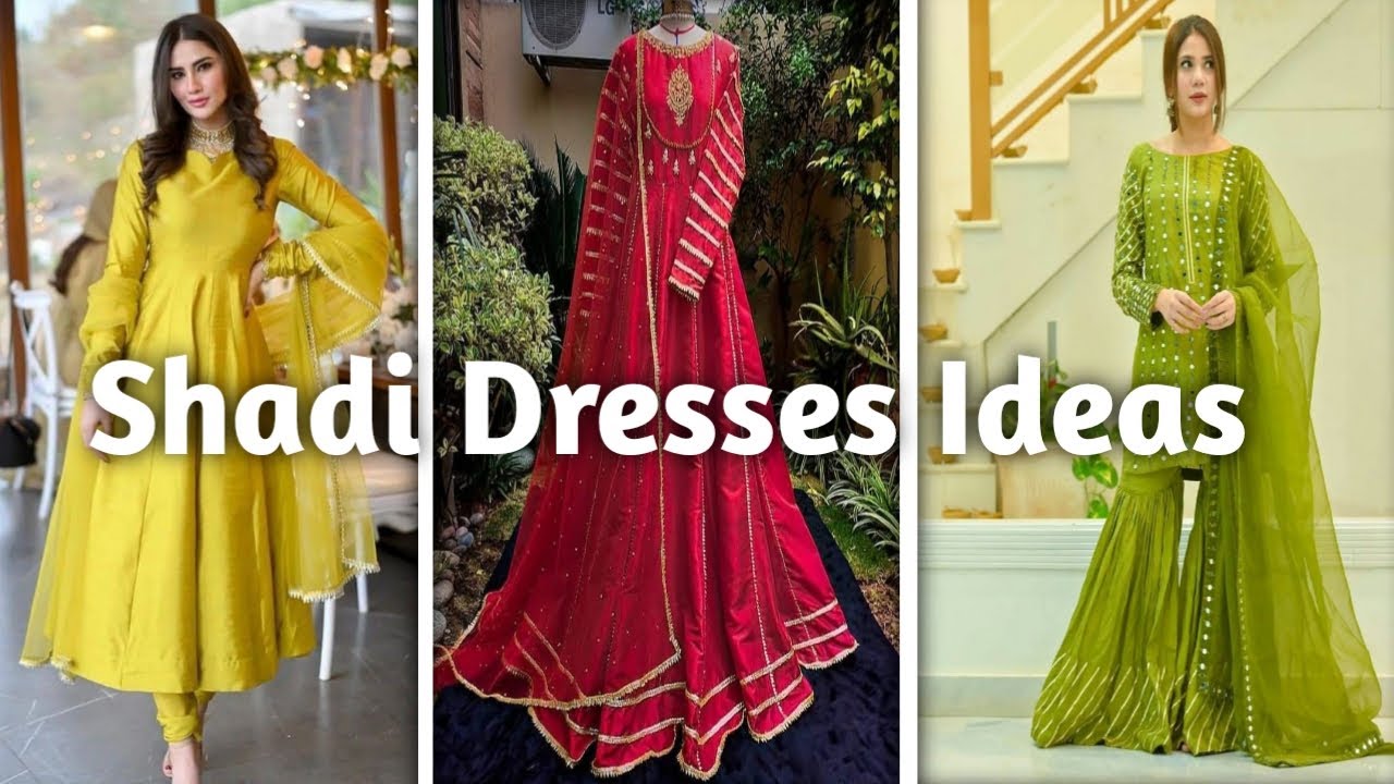 Beautiful Shadi Dresses Design Collection I Sharifa Fashion - YouTube
