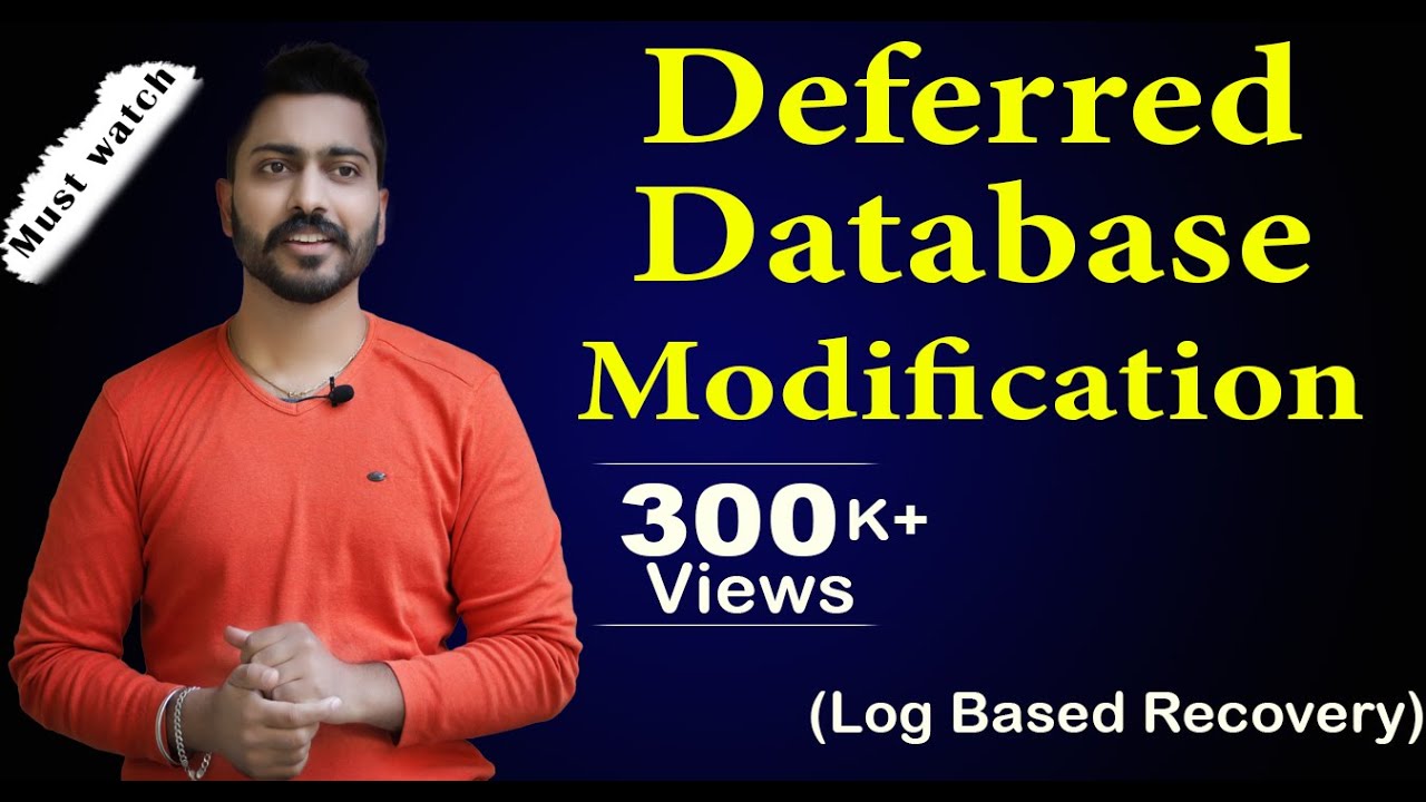 Lec 106 Deferred Database Modification In Dbms Log Based Recovery Imp For Ugc Net And Kvs 6143