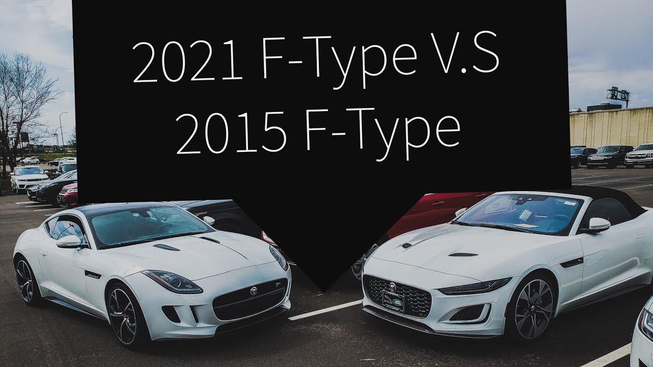 Jaguar F-type New VS. Old Cosmetic Comparison - YouTube