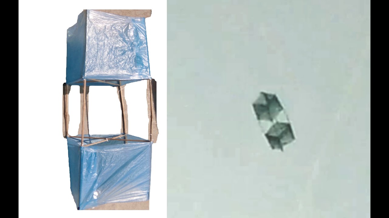 Box kite Flying | How to make Box Kite | Plastic Bags | - YouTube
