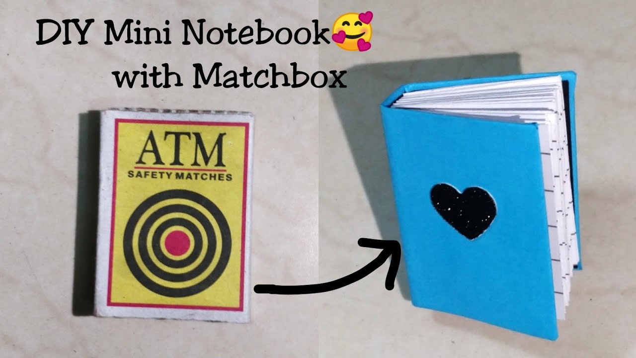 DIY Mini Notebook with Matchbox || Best out of Waste || By Crafty ...