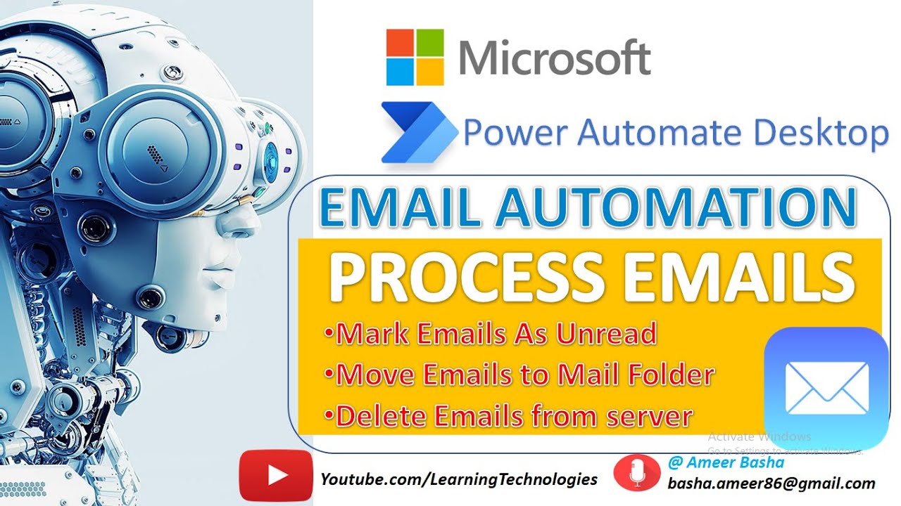 Power Automate Desktop : How to work with "Process Emails" Action ...