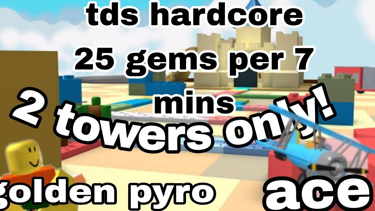 tds 25 gems per 7 mins and only 2 towers! - YouTube