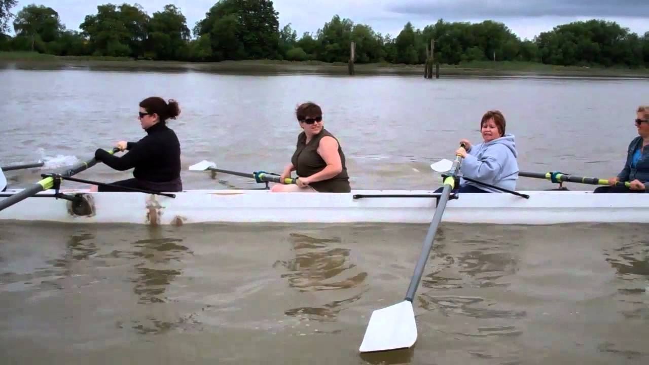 rowing 8 seat sweep - YouTube