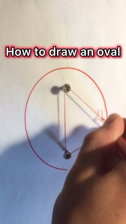 How to draw an perfect oval #art #diy #tips #how - YouTube