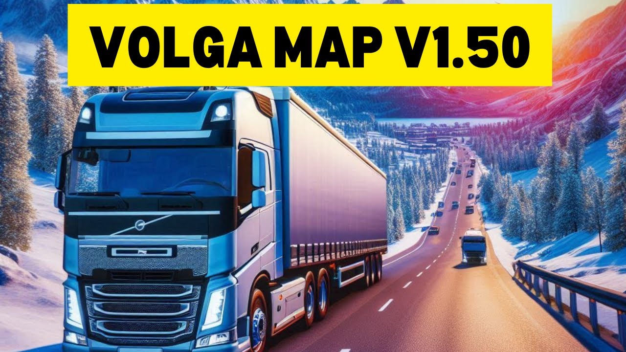 Ets 2 Harita Modu (VOLGA MAP V1.50) EURO TRUCK SIMULATOR 2 - YouTube