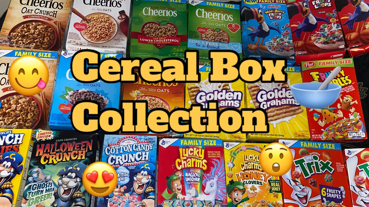 Cereal Box Collection 🥣😋🤙🏾 ep 17 - YouTube