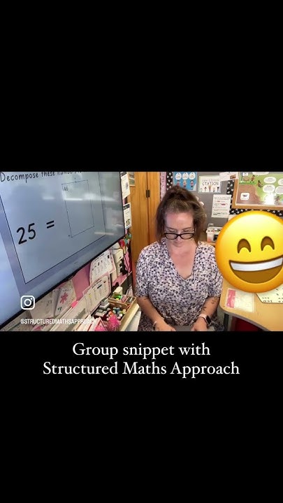 Group snippet into Structured Maths Approach - YouTube