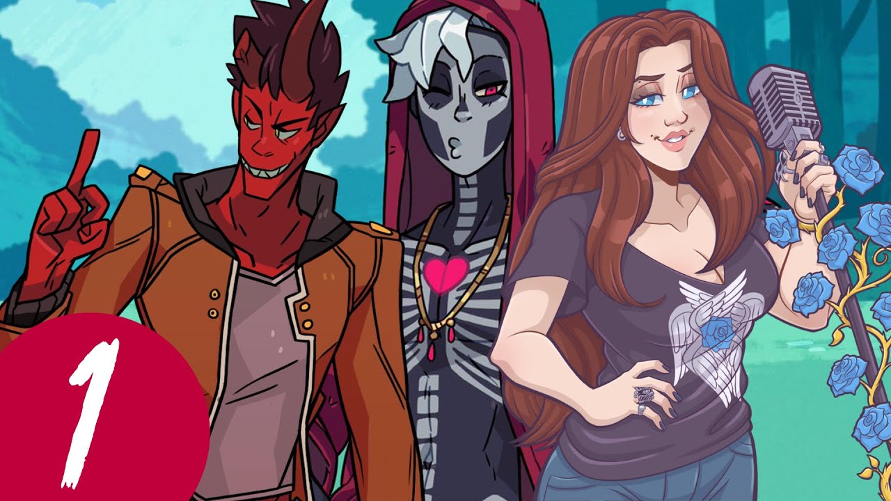 A GRIM REAPER & MOTHMAN HAVE STOLEN MY HEART! || Monster Prom 2 ...