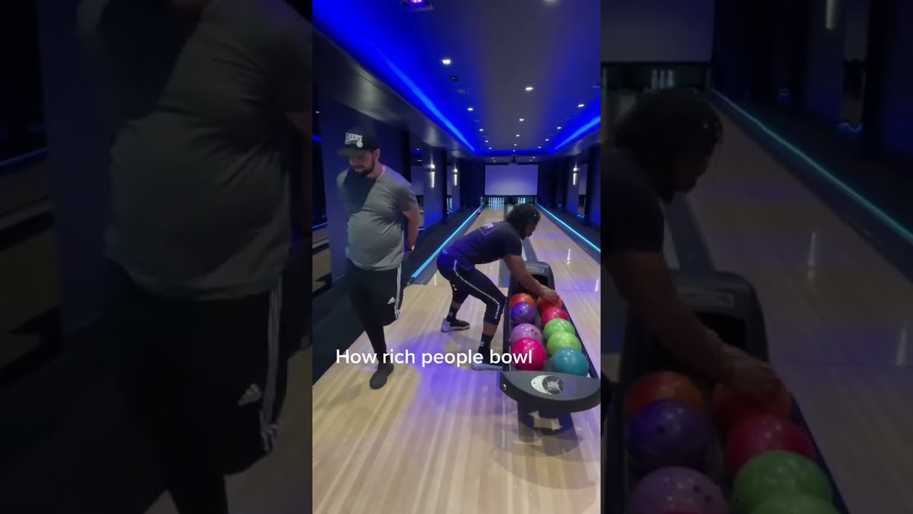 how rich people bowl!! - YouTube