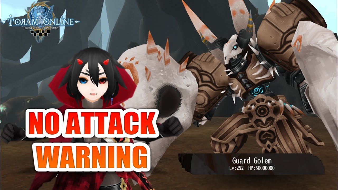 Toram Online | Defeating Guard Golem Nightmare With No ATK Warning ...