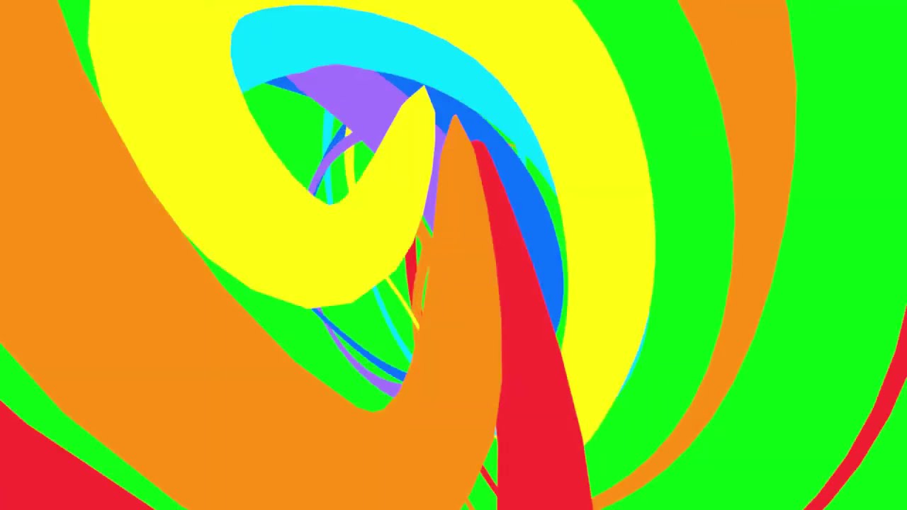 Animated color Effect on video green screen sample for video editing ...
