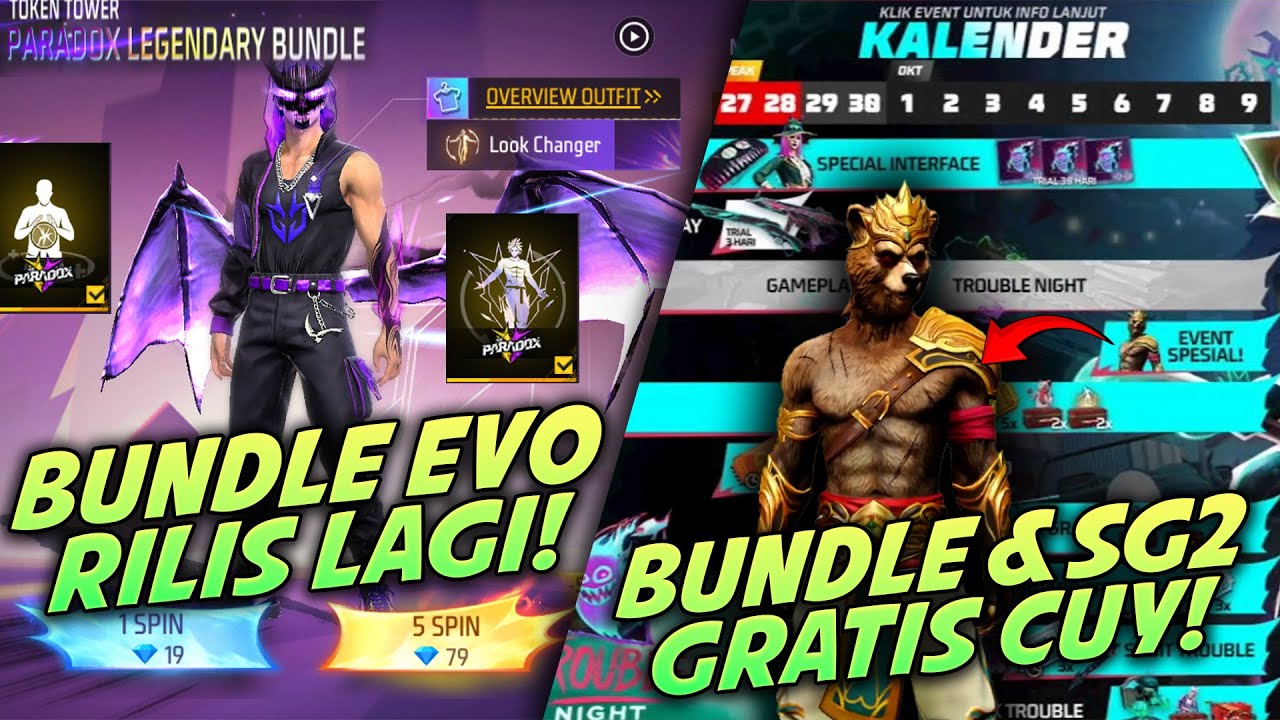 Bocoran Bundle EVO PARADOX Rilis Lagi Ada Bundle Beruang & Emote Gratis ...