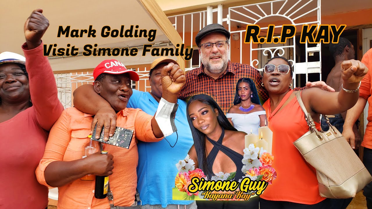 Mark Golding Pnp Leader Visited The Family of late Simone Guy in Wait ...