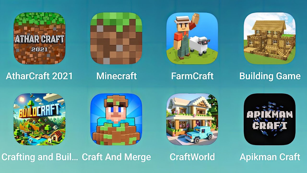 AtharCraft 2021, Minecraft, FarmCraft, Building Game, Crafting and ...