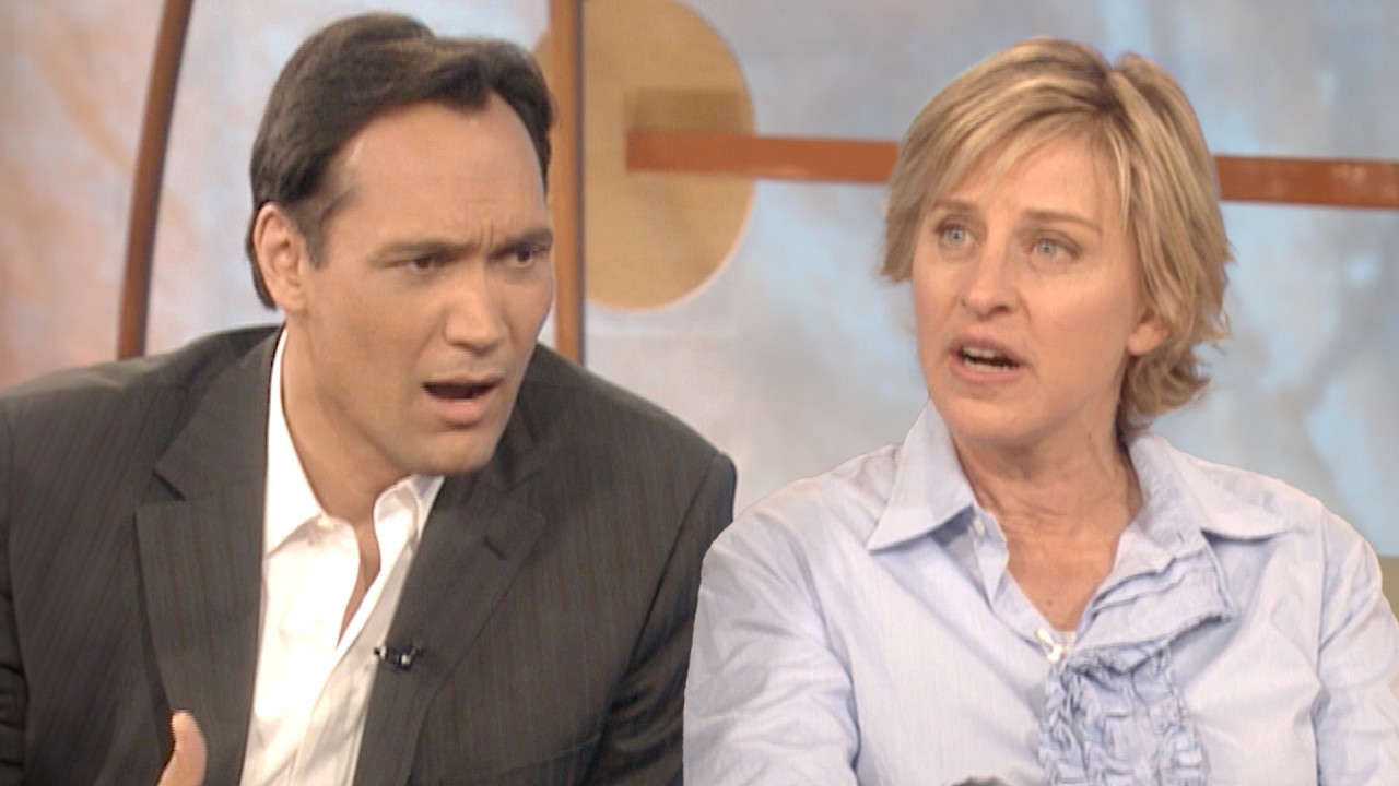 Ellen Debates Jimmy Smits - YouTube