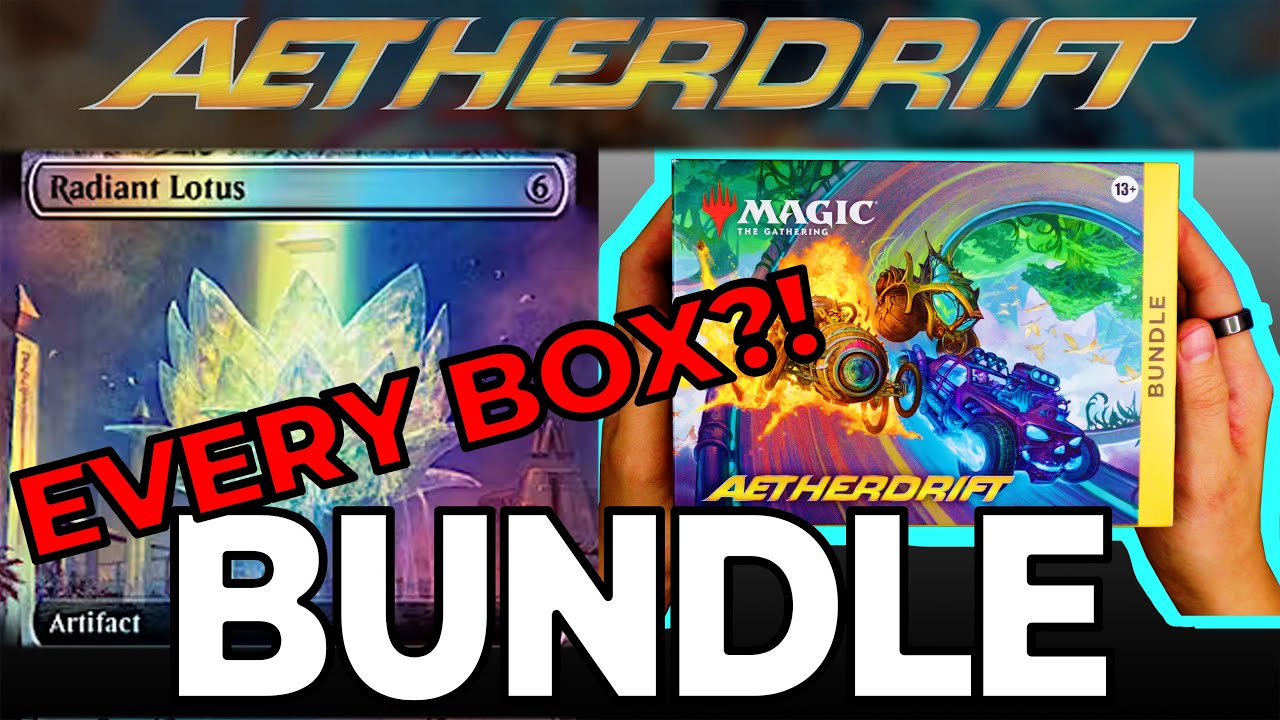 Aetherdrift Prerelease BUNDLE - Does Every Box Hit? Magic The Gathering ...