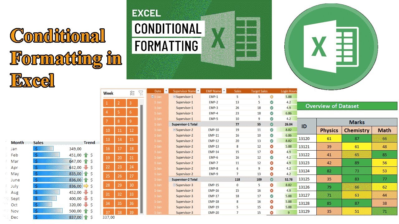 Ms Excel Conditional Formatting Youtube