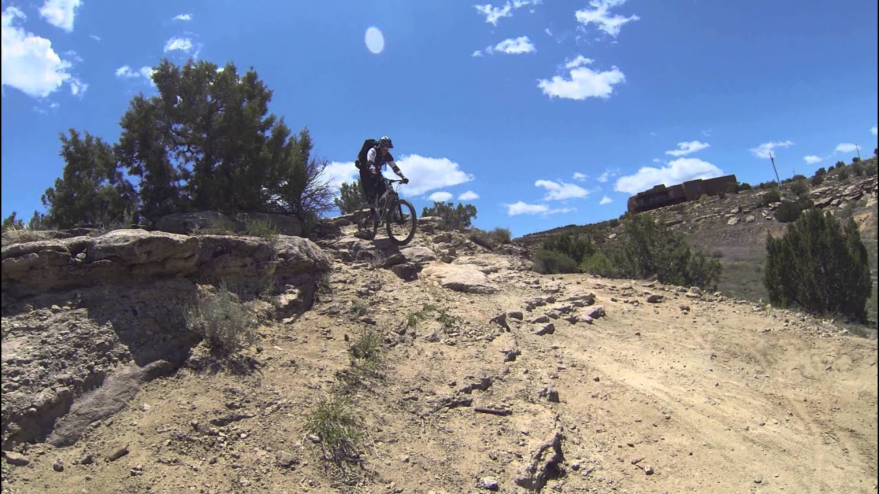 Rob Rolls Through a drop on Gunny Loop, near Grand Junction, CO - YouTube