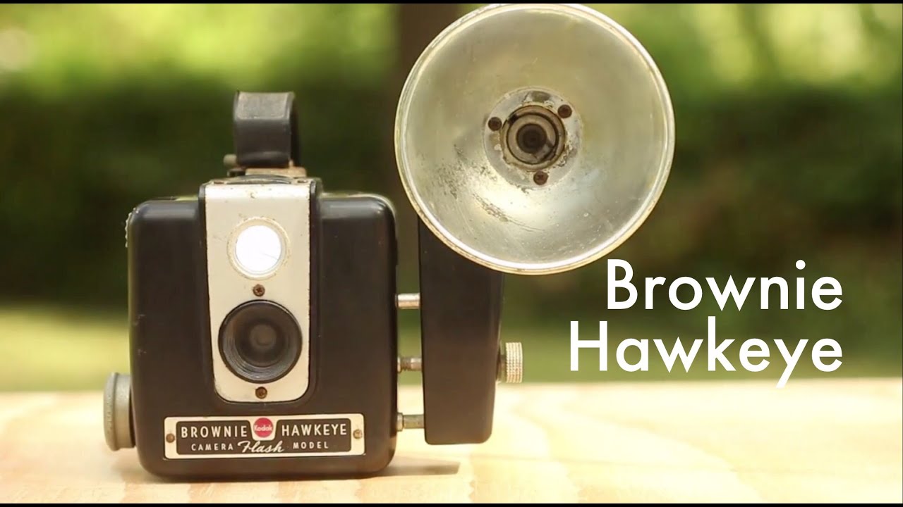 Brownie Hawkeye Flash Camera - YouTube