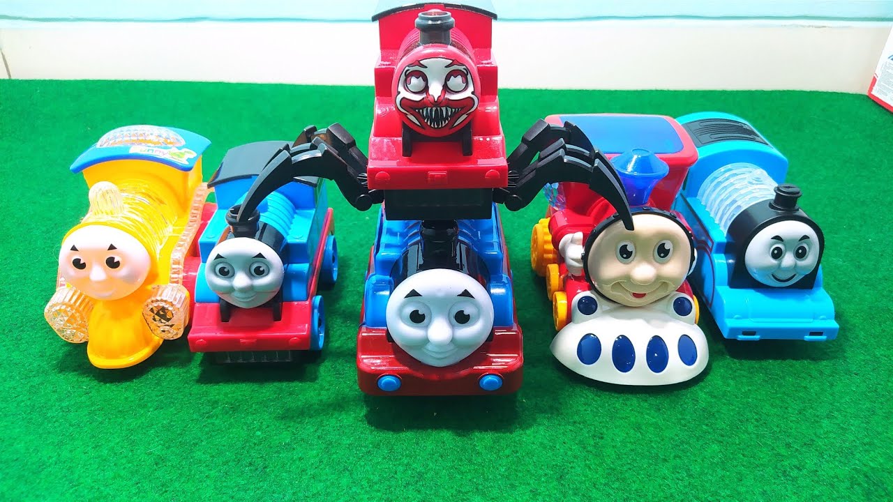 5.UNBOXING & MERAKIT KERETA API THOMAS AND FRIENDS, CHOO CHOO CHARLES ...