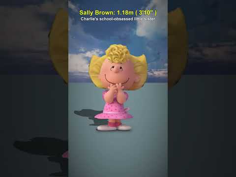 The Peanuts Movie Characters Size Comparison #peanuts #characterintroduction #charactercollection