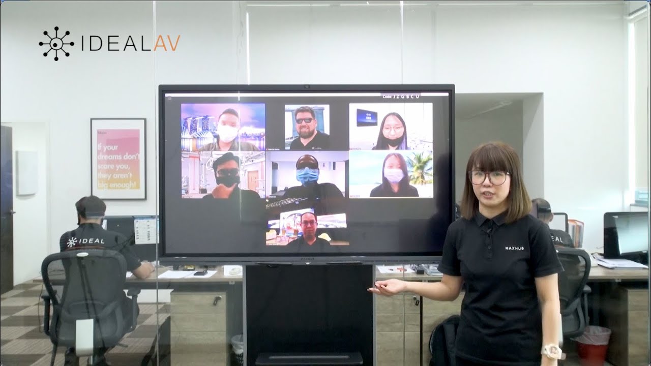 MAXHUB V5 Collaboration and Video Conferencing Touch Screen Display ...