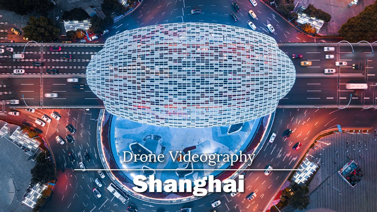 The Vibrant Business Hub | Aerial View of Shanghai Wujiaochang | China ...