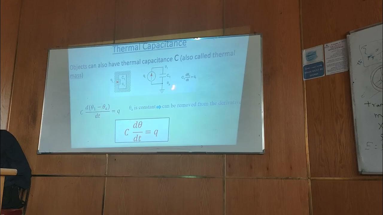 Automatic control - lecture 4 - thermal capstance (part 1) - YouTube