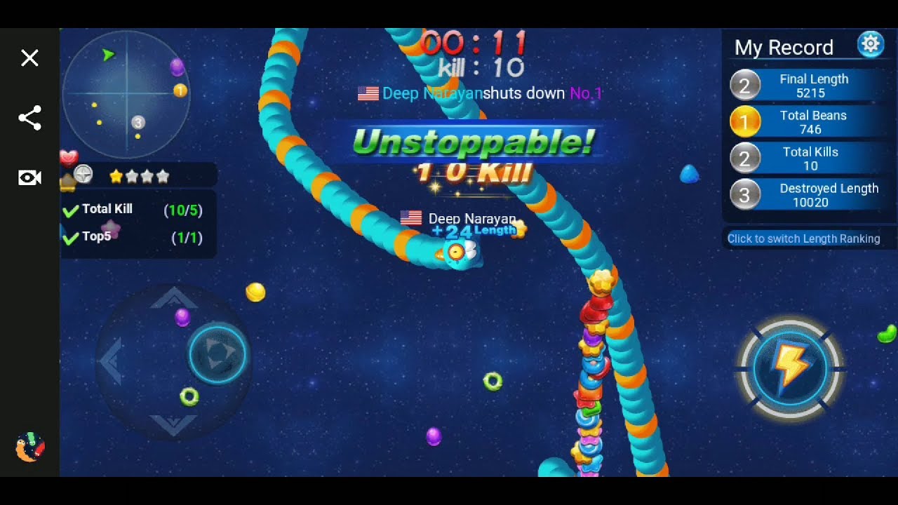 First game play snake mania... - YouTube