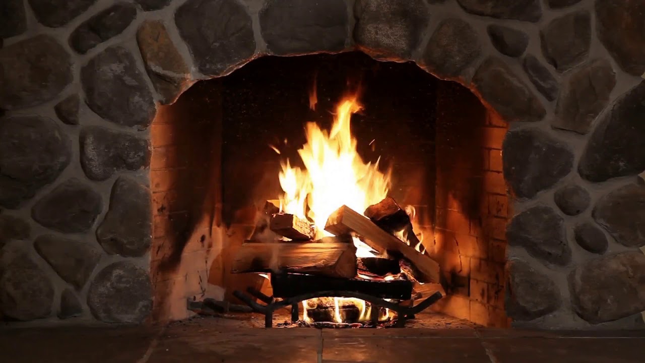 4K Realtime Fireplace | Relaxing Fire Burning Video |for sleep, relax ...