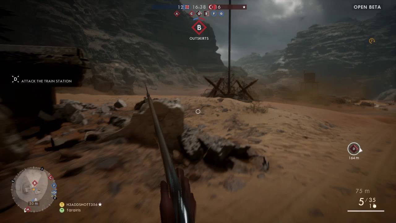 Battlefield 1 beta wreckage - YouTube