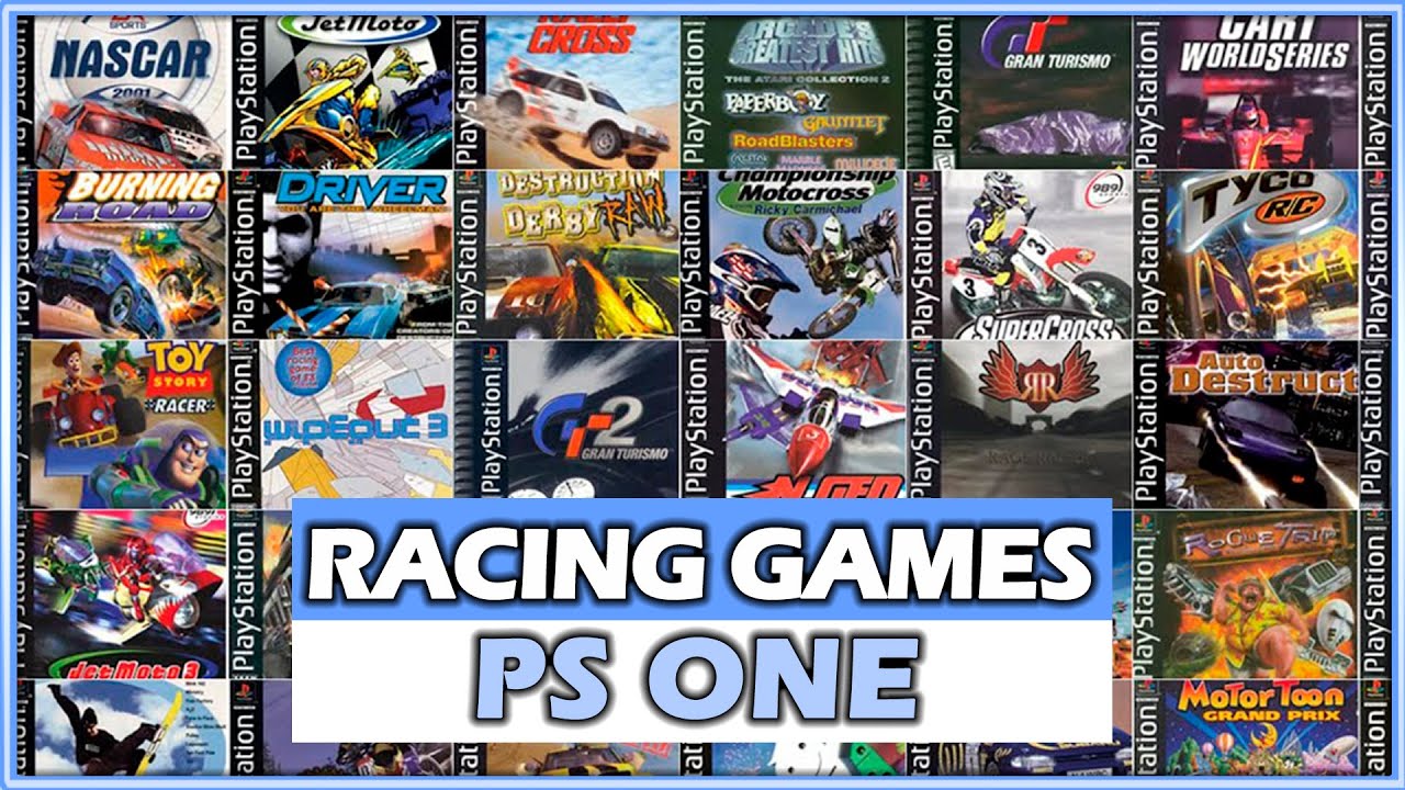 TOP 60 BEST PS1 RACING GAMES || BEST PS1 GAMES - YouTube