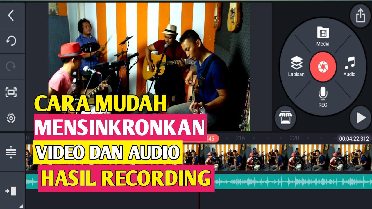 Cara mudah menggabungkan video dan audio hasil recording - YouTube