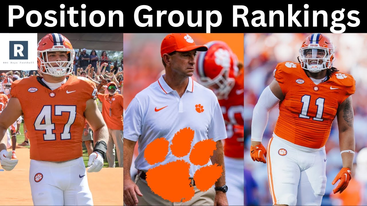Ranking Clemson Football Position Groups In 2025 | Clemson Tigers ...