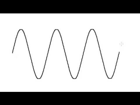 Draw sine wave on paint! - YouTube