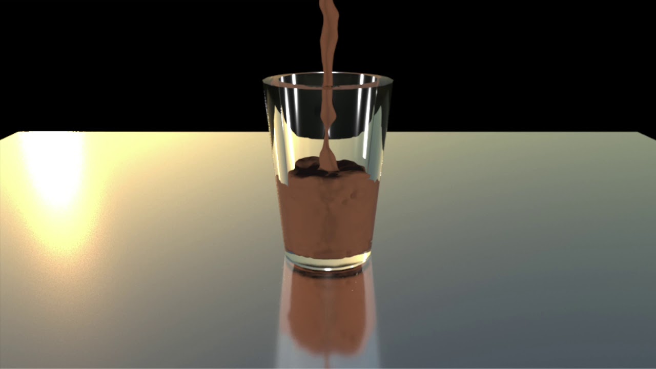 Milo pouring into glass animation - YouTube