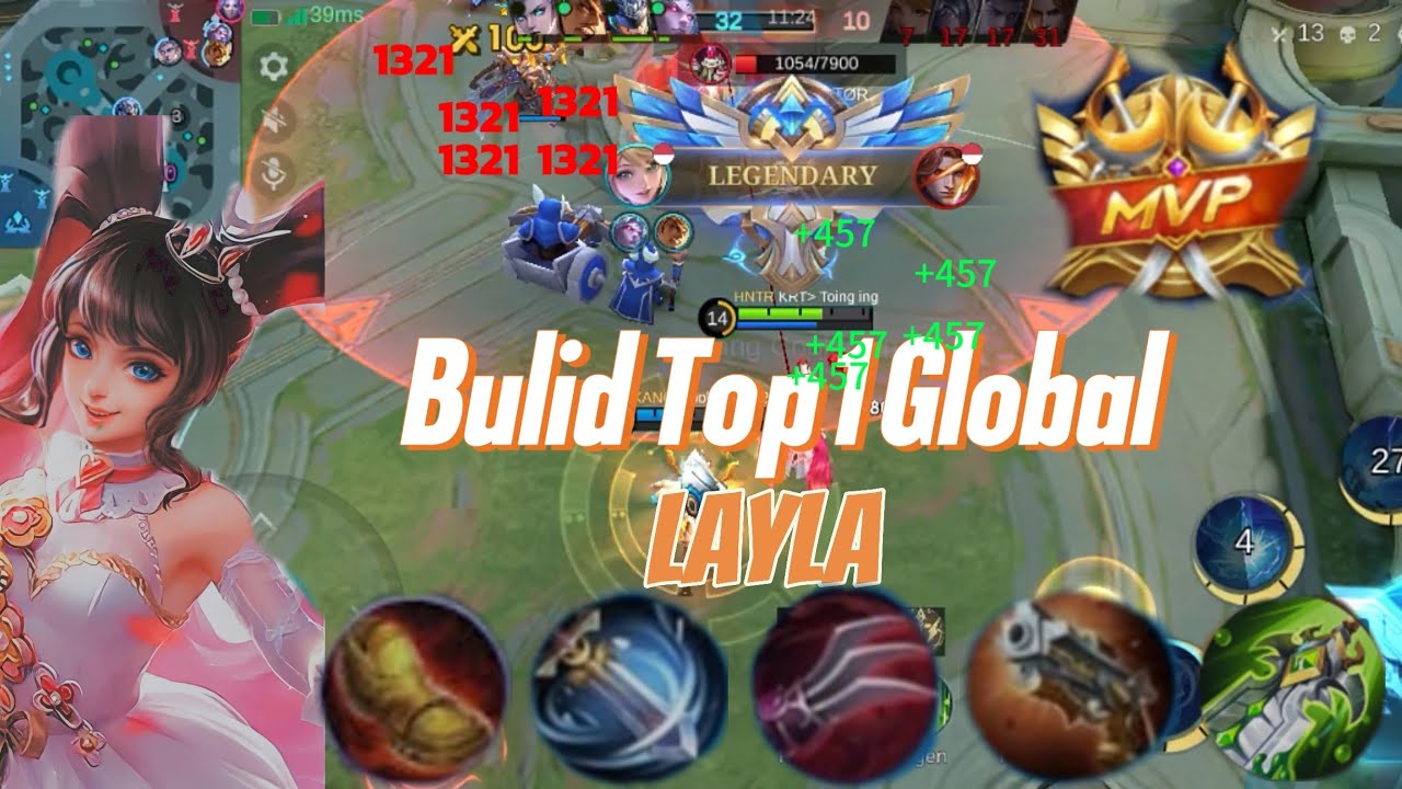 TIPS MENGGUNAKAN HERO LAYLA- BUAT KAMU PLAYER SOLO RANK(BULID TOP 1 GLOBAL LAYLA) - YouTube