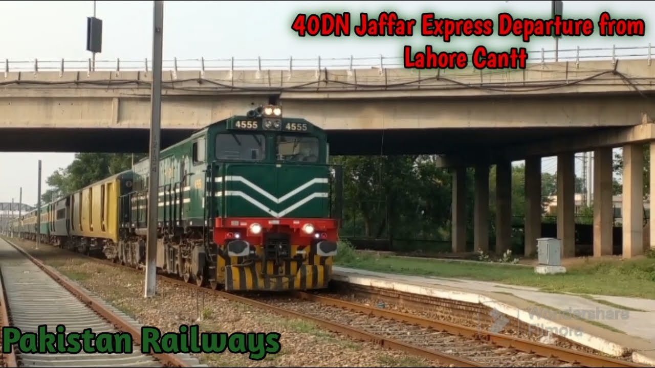 Jaffar Express | Departure from Lahore | Original Video & Sound | Kidco ...