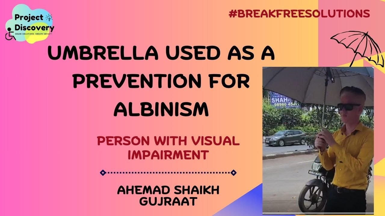 Umbrella used as a prevention for albinism | Breakfreesolutions - YouTube