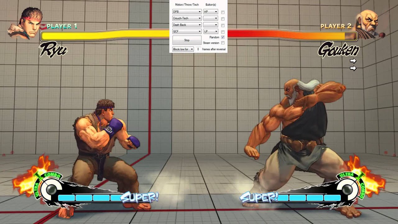 SF4 Setup Trainer. A tool to make training easier in SSFIV AE 2012 ...