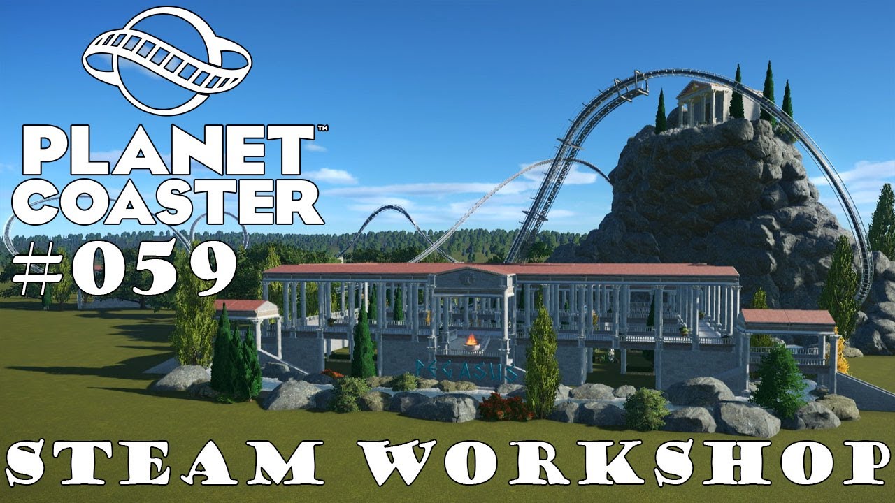 Pegasus and Bellerophon - duel single track coasters 🎢 PLANET COASTER 🎠 ...