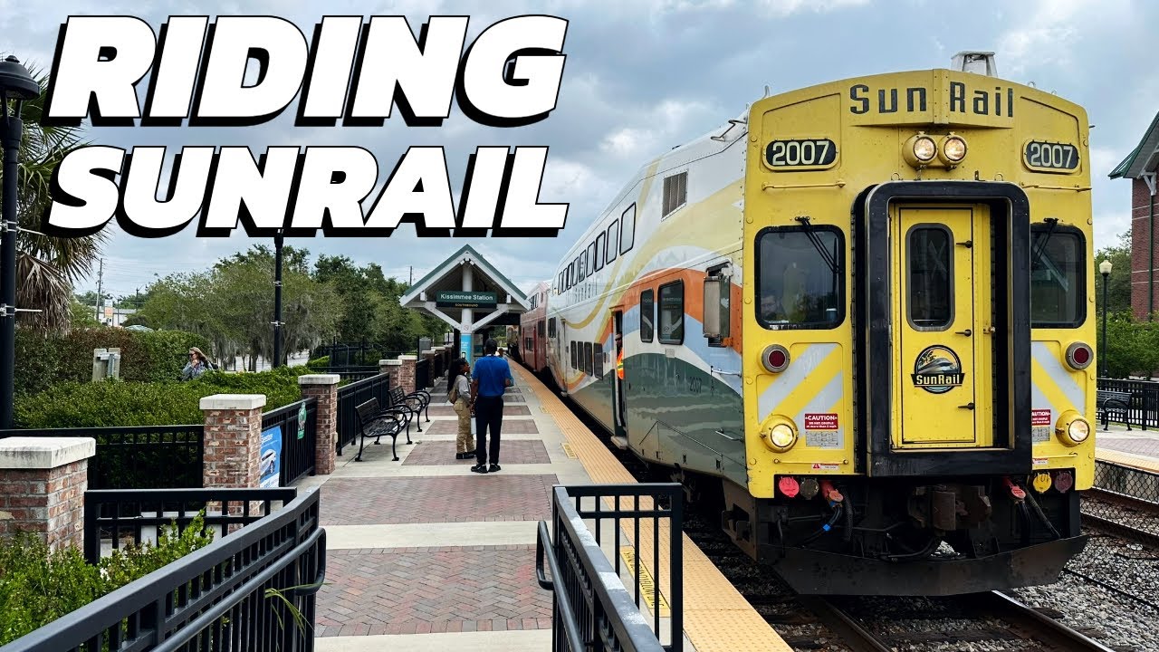 Riding SunRail: My Journey from Kissimmee to Winter Park 🚆 - YouTube