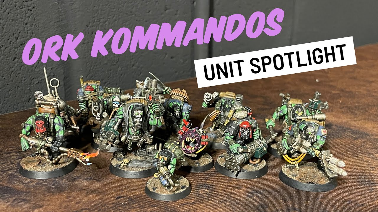 Warhammer 40k Ork Kommandos Unit Spotlight - YouTube