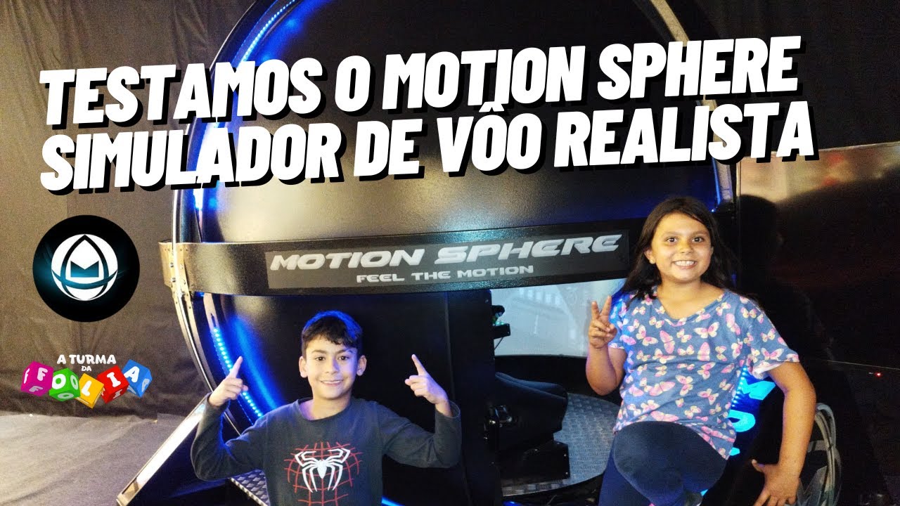 Testamos o Motion Sphere: um simulador de vôo realista - YouTube