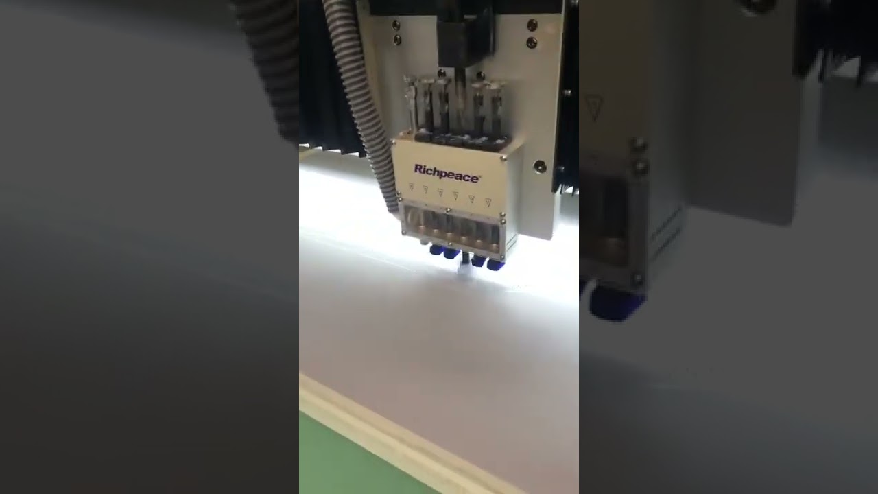 10 sets of 2 heads punching/perforation machine is testing - YouTube