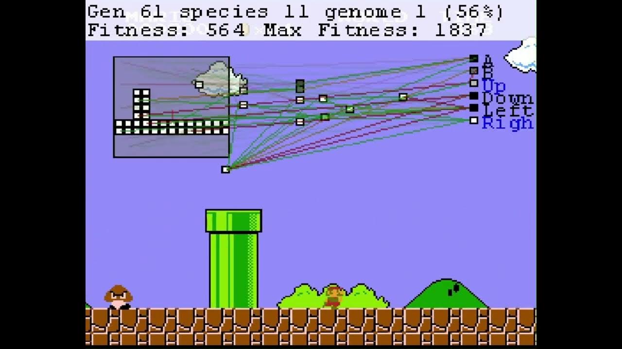 NEAT Algorithm MarIO SethBling - YouTube
